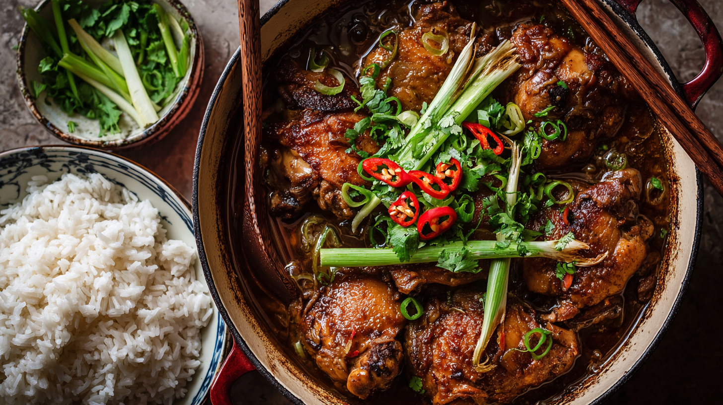 Authentic Ga Kho Gung Recipe: Vietnamese Ginger Caramelized Chicken ...