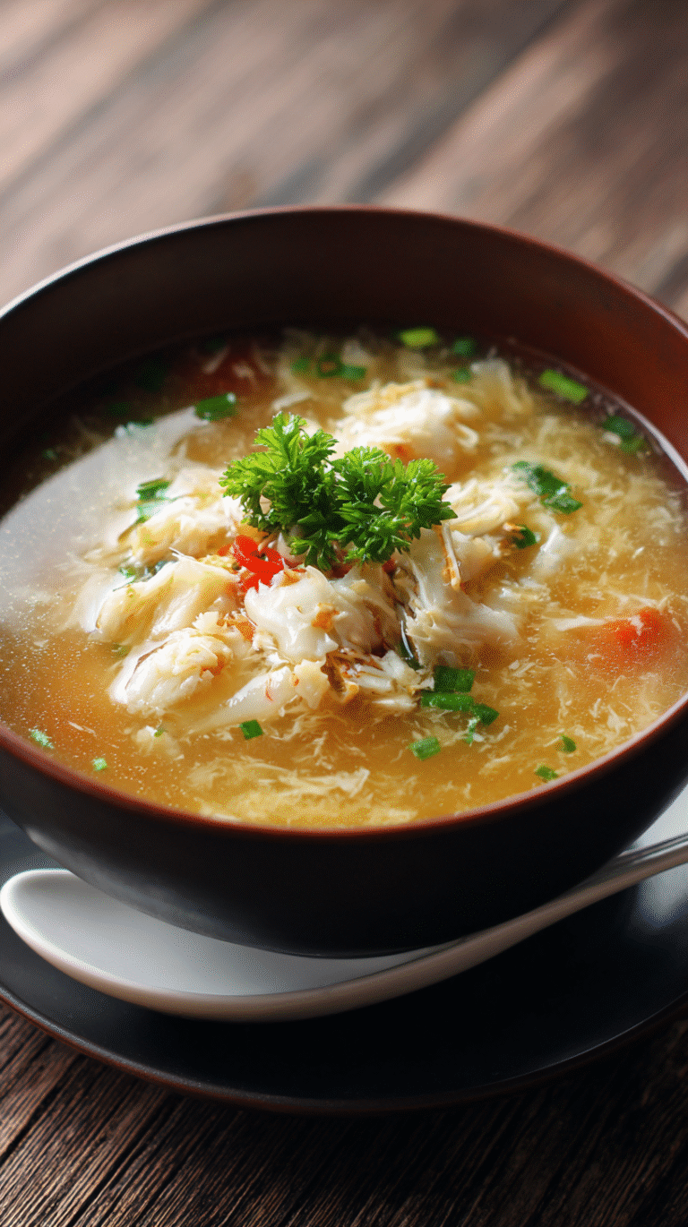 Luxurious Crab Meat Fish Maw Soup: A Traditional Chinese Delicacy ...